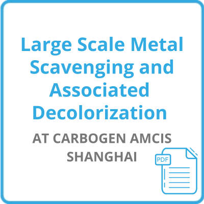 Large Scale Metal Scavenging and Associated Decolorization at CARBOGEN ...